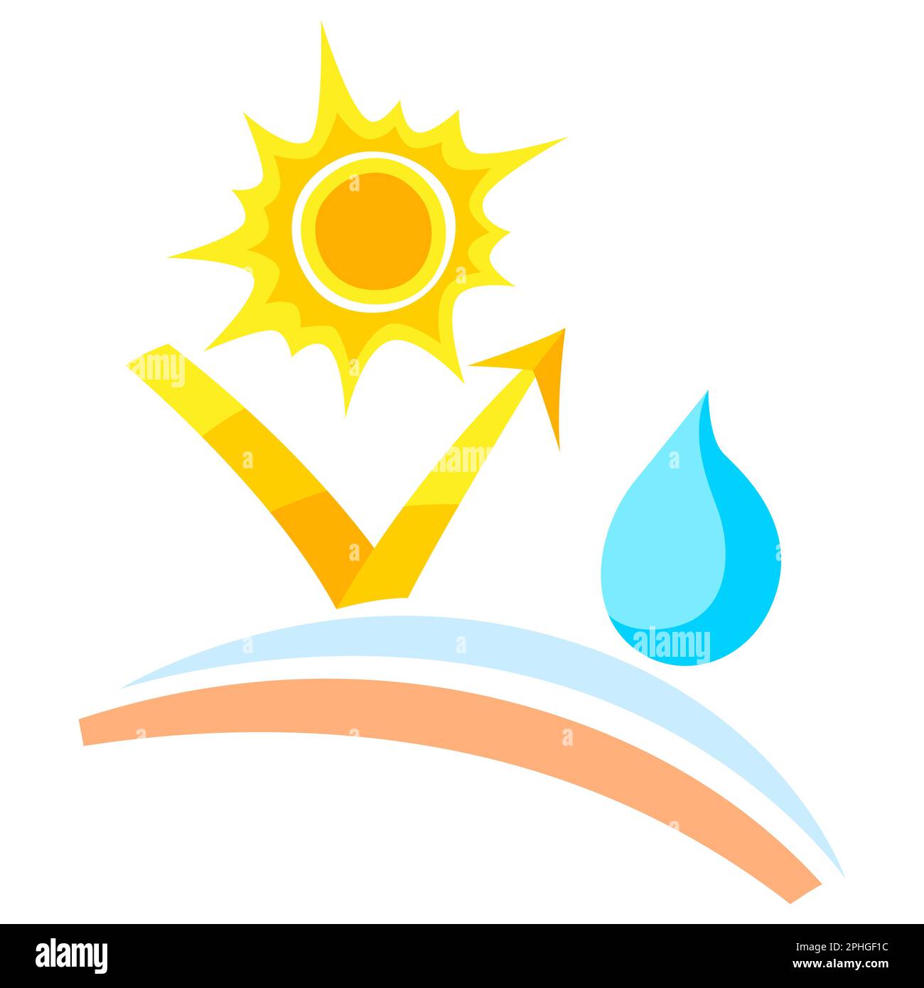 Sun protection illustration. Image of protective sunscreen against ...