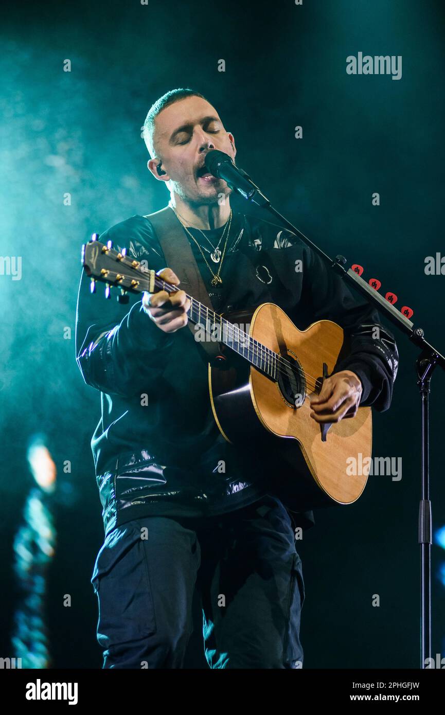 The irish singer songwriter Dermot Kennedy performs live in Brussels ...
