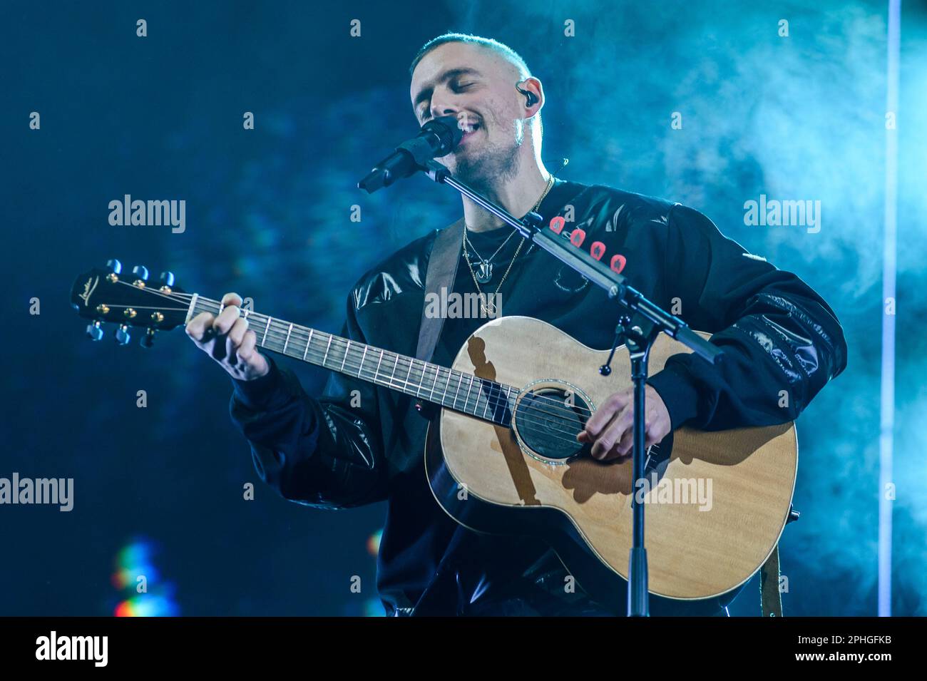The irish singer songwriter Dermot Kennedy performs live in Brussels ...