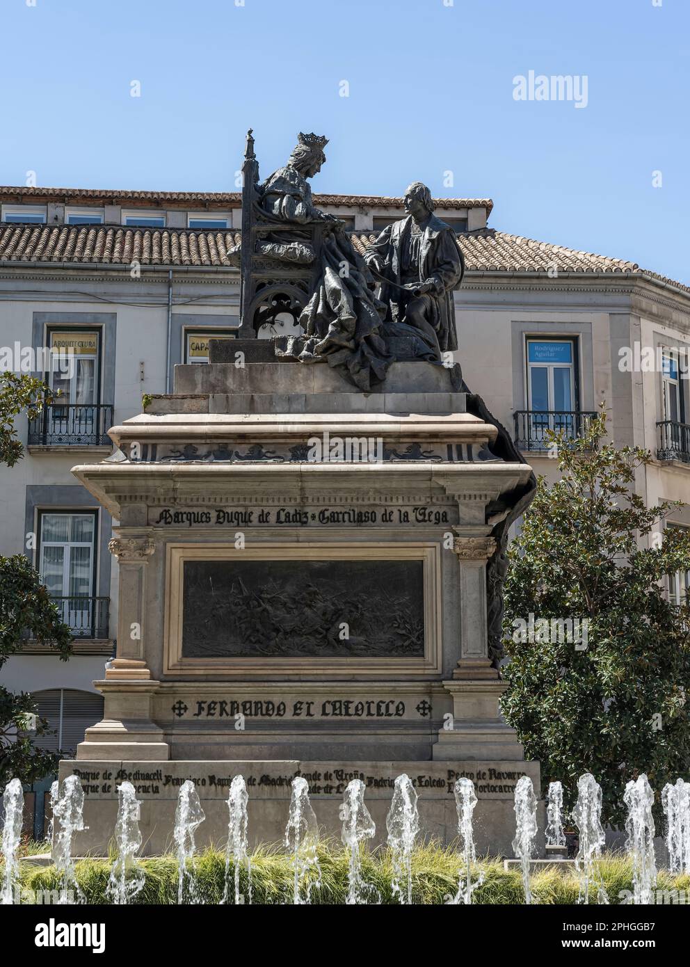 Plaza de Isabel La Catolica in Granada Spain Stock Photo - Alamy