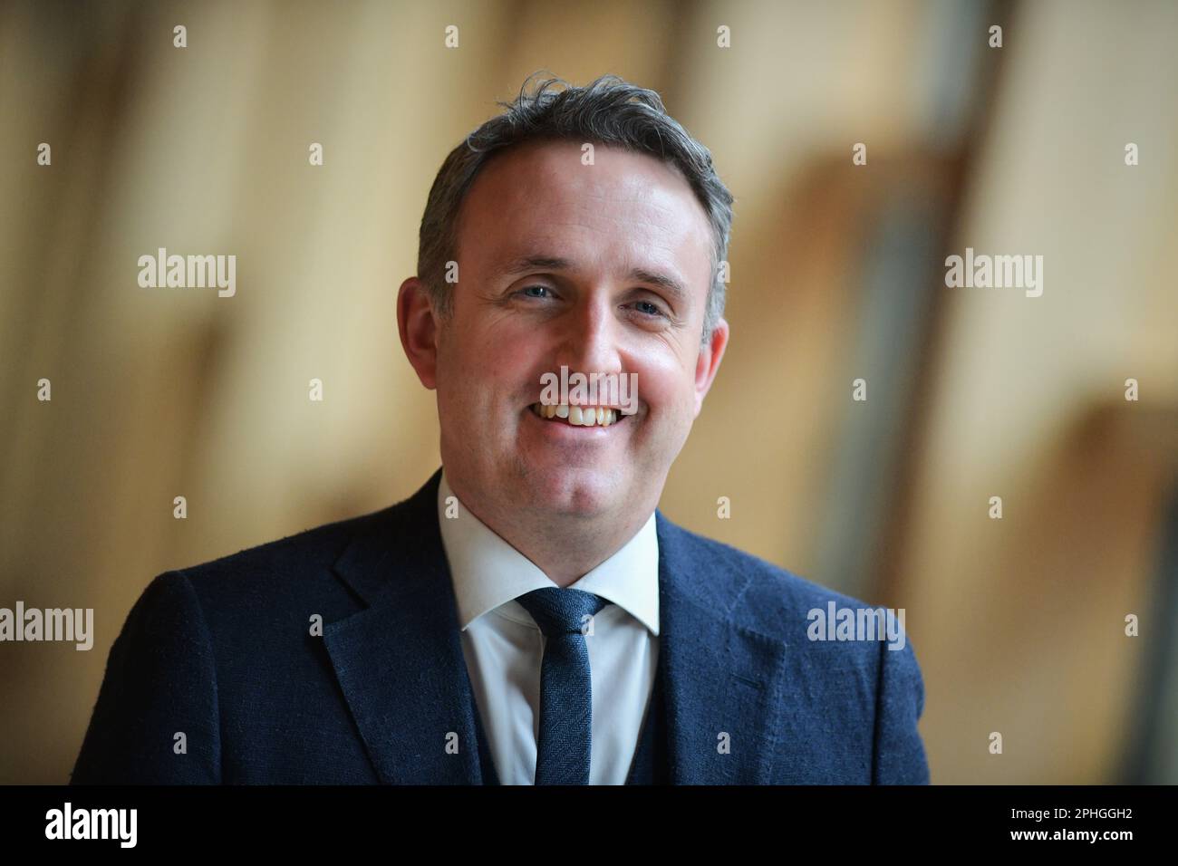 Edinburgh Scotland, UK 28 March 2023. Alex Cole-Hamilton on the day the ...