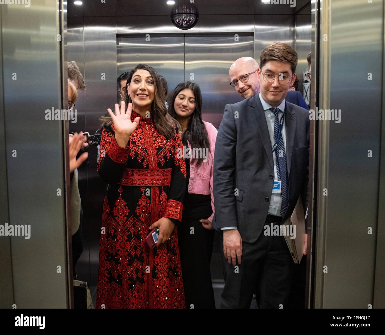 Edinburgh, Scotland, UK. 28th Mar, 2023. PICTURED: Humza Yousaf's wife ...