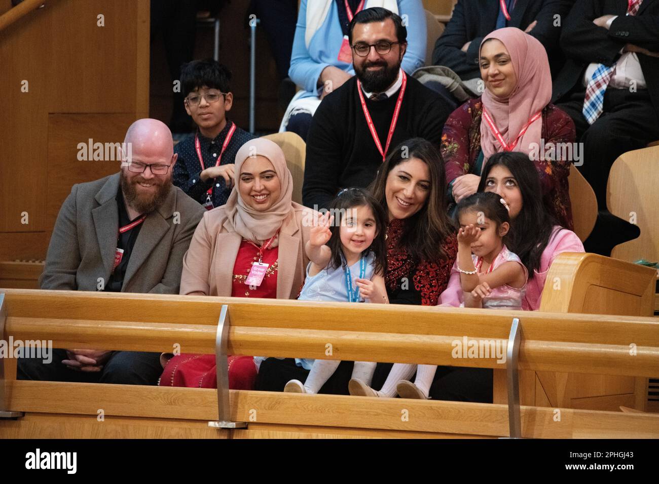 Edinburgh, Scotland, UK. 28th Mar, 2023. PICTURED: Humza Yousaf's wife ...