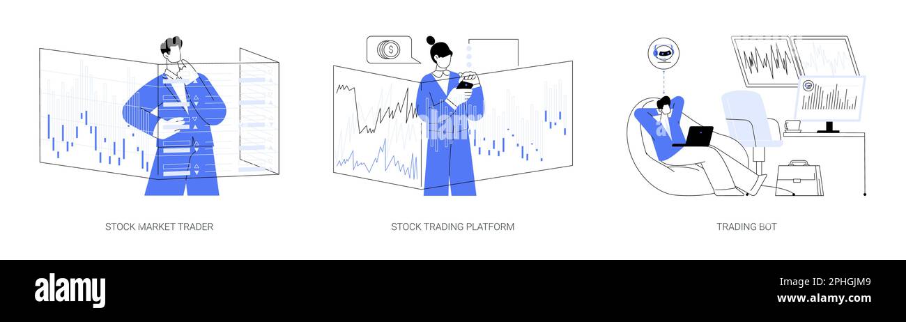 Stock market abstract concept vector illustrations Stock Vector Image ...