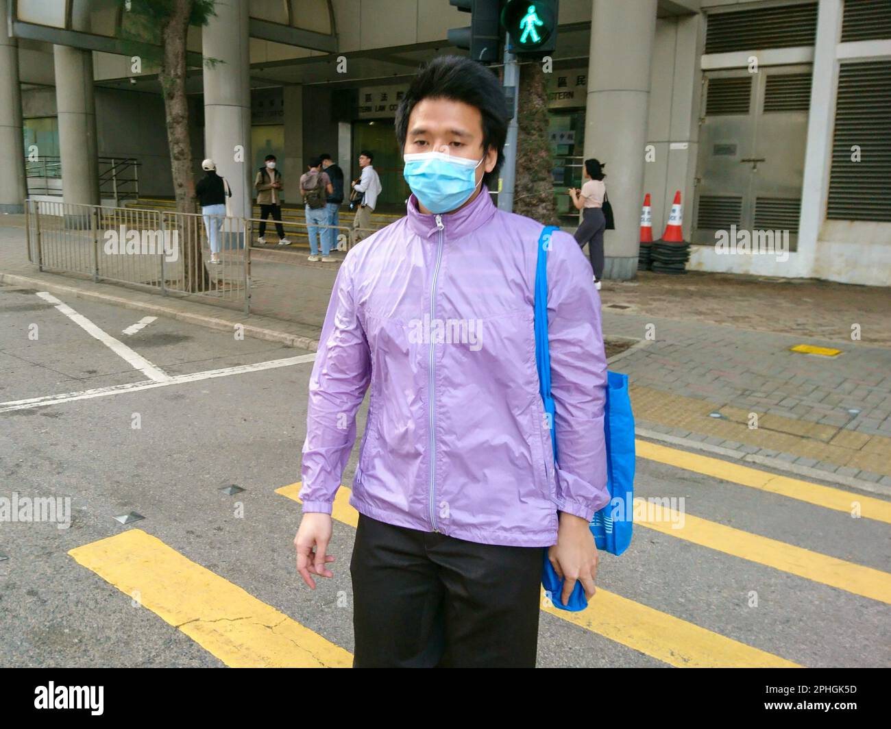 Immigration officer Agostinho Chan Quofei leaves Eastern Court after ...