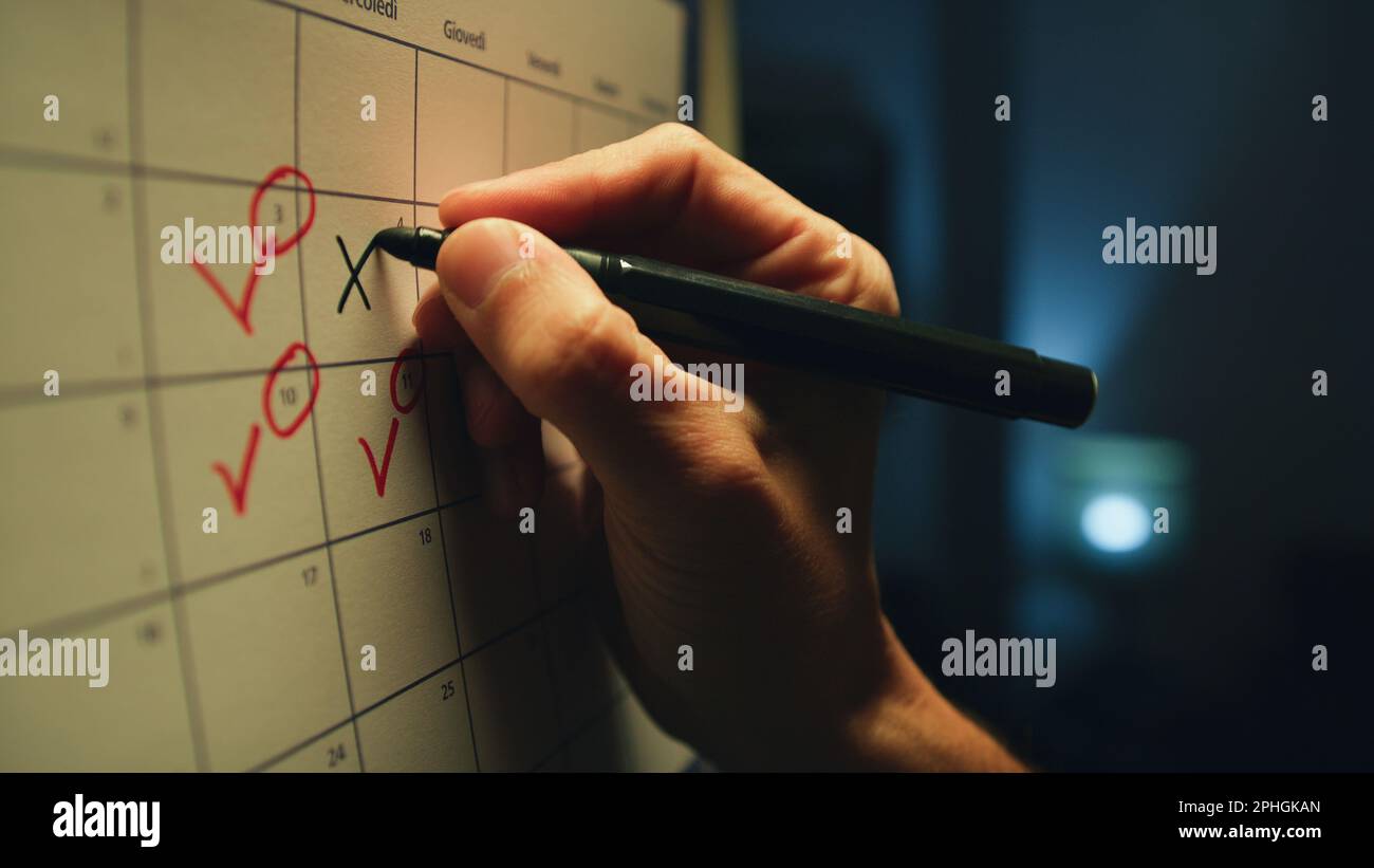 Marking dates hi-res stock photography and images - Alamy