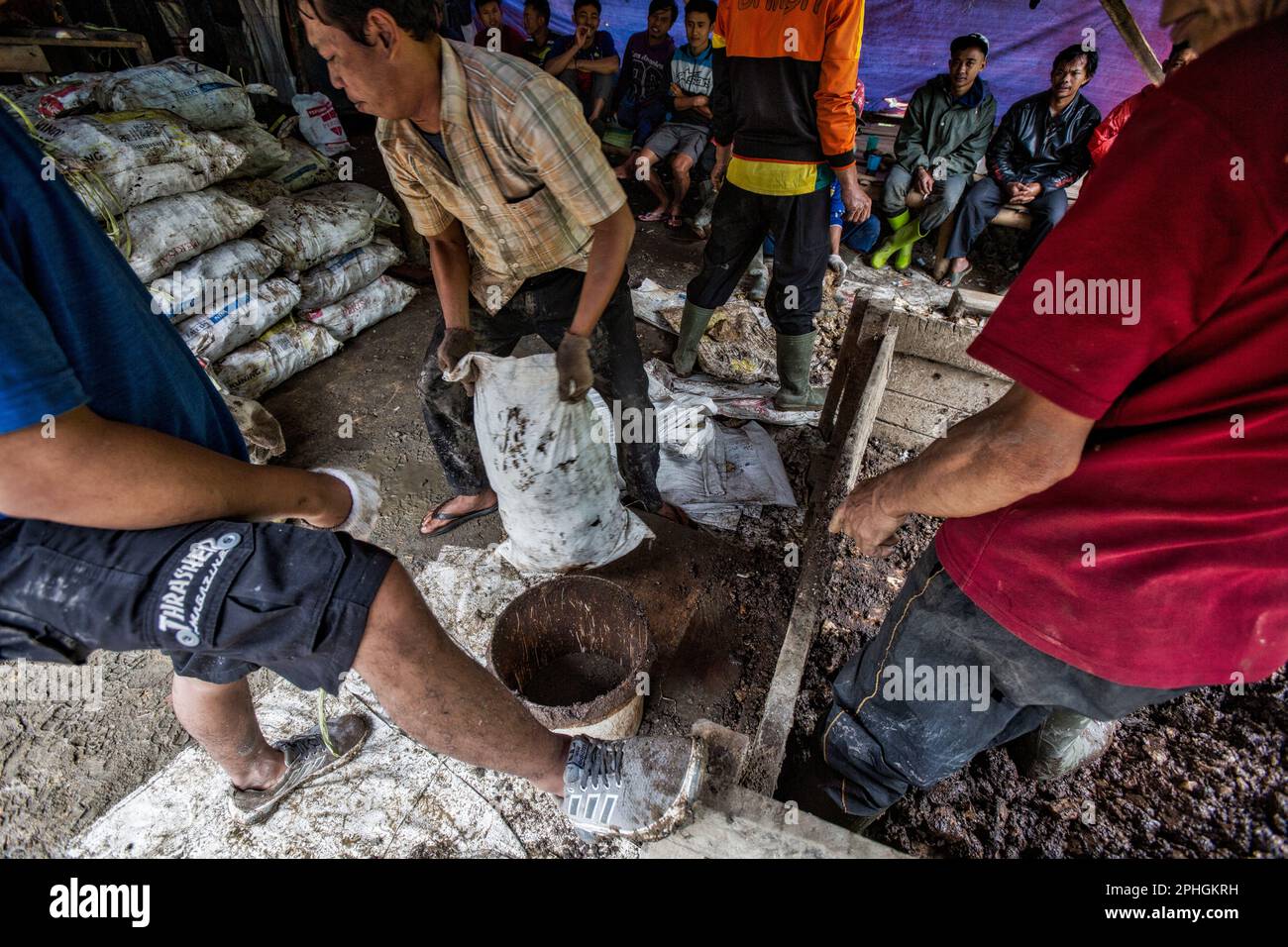 Mining in Indonesia, Java, Asia Stock Photo - Alamy