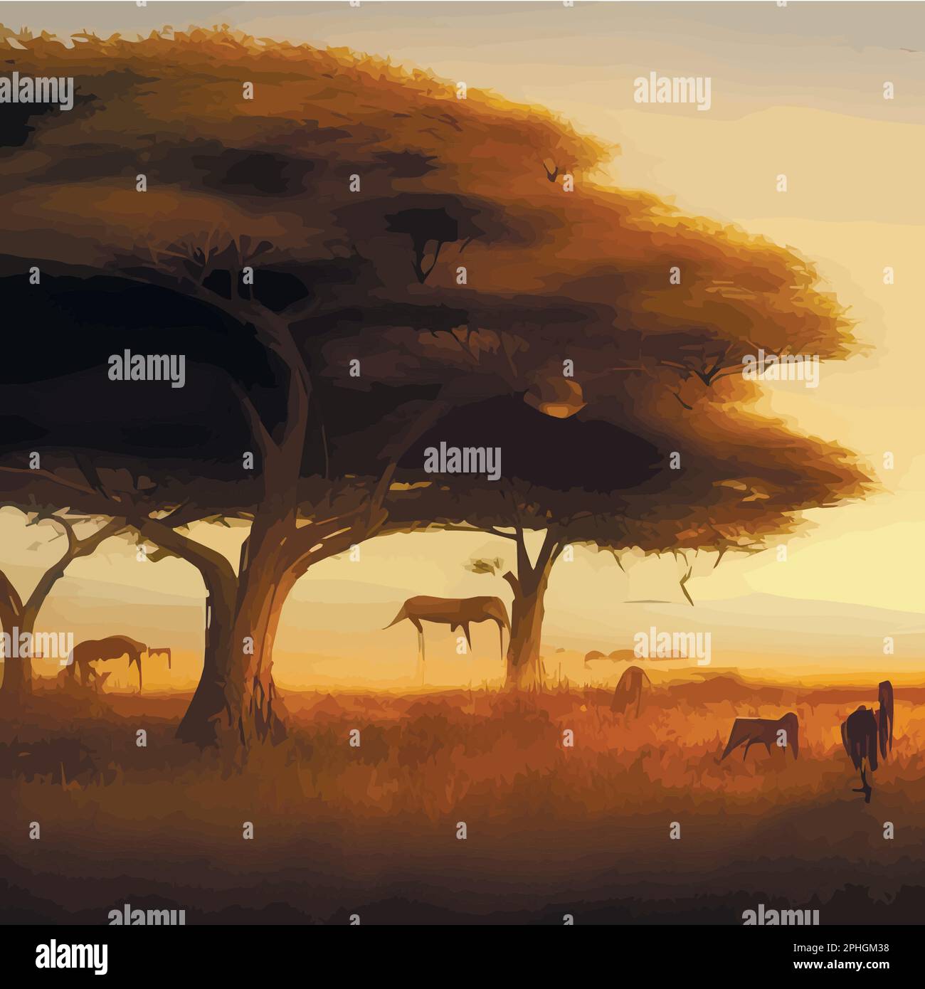Kenyan lion Stock Vector Images - Alamy