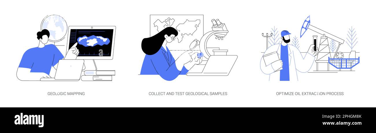 Geology abstract concept vector illustrations Stock Vector Image & Art ...