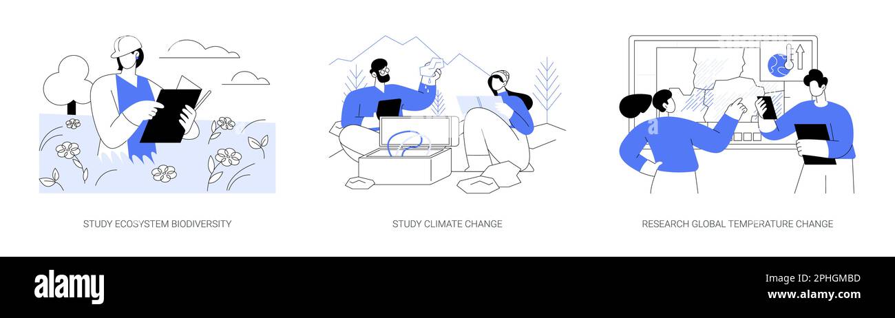 Climate studies abstract concept vector illustrations Stock Vector ...