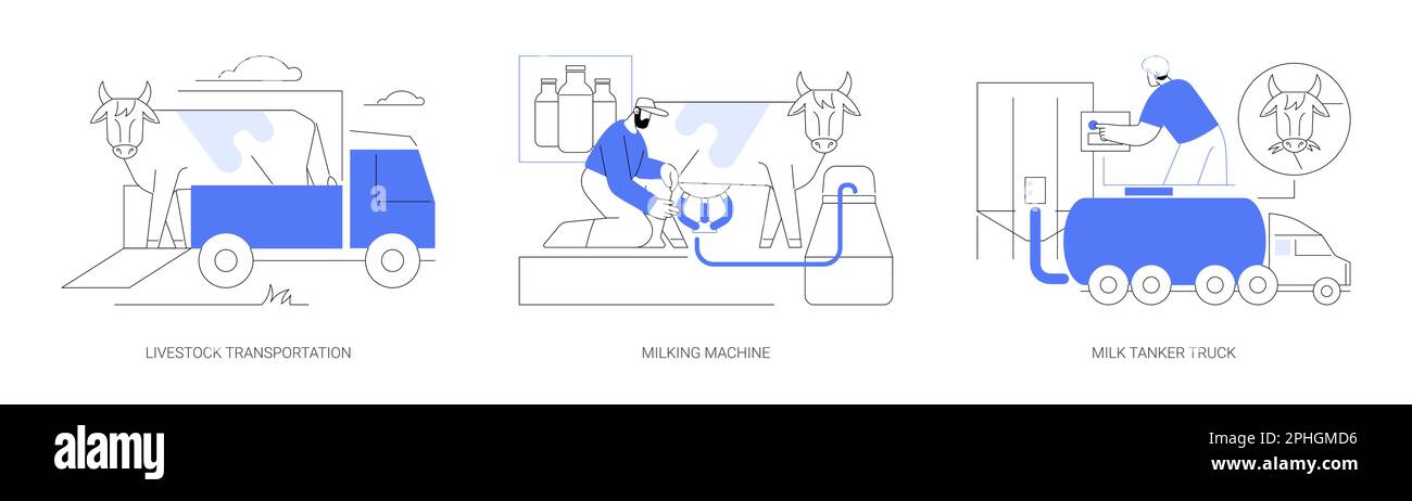 Farm equipment abstract concept vector illustrations Stock Vector Image ...