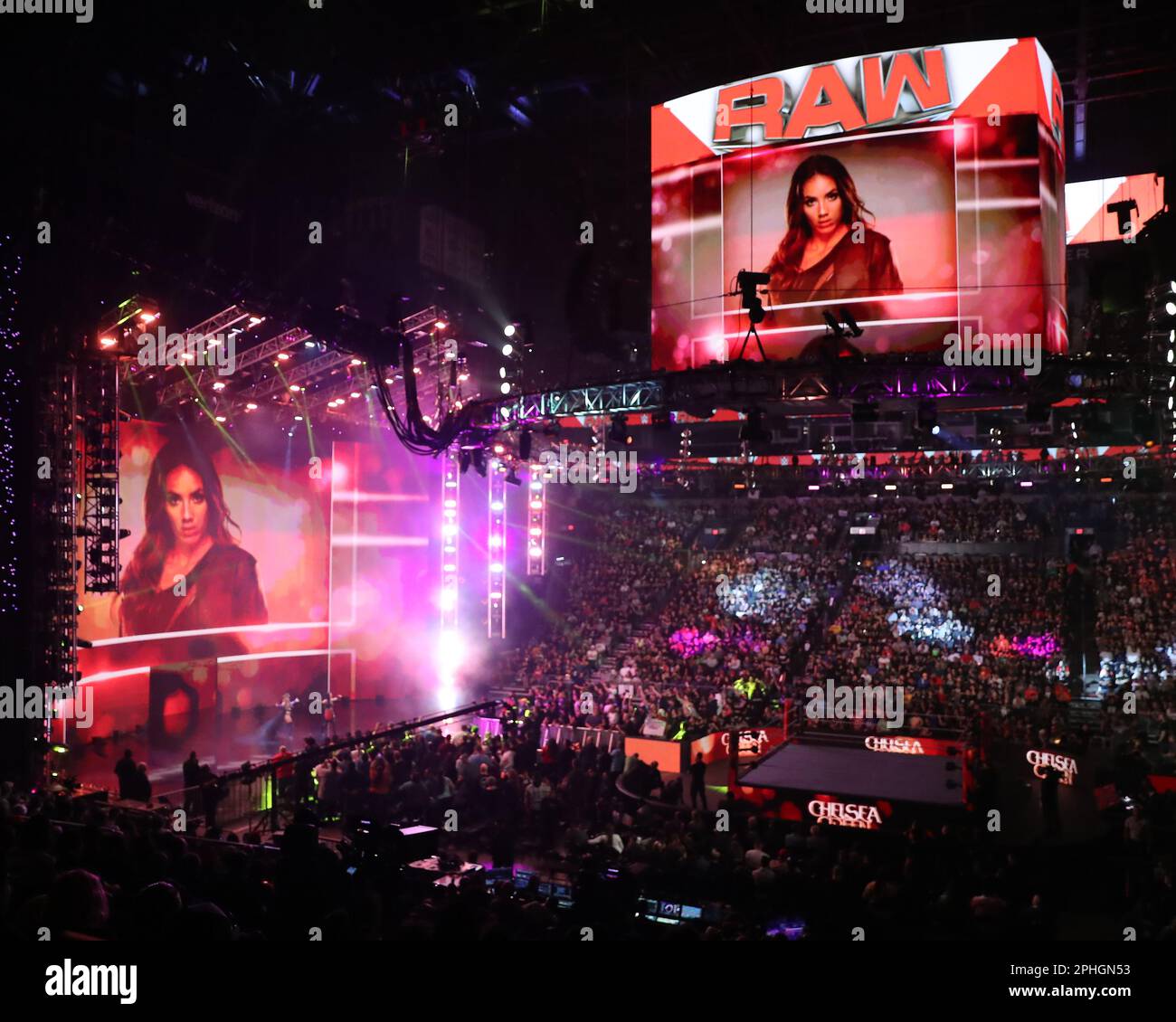 PHOENIX, ARIZONA - MARCH 27: WWE WrestleMania RAW at the Footprint ...