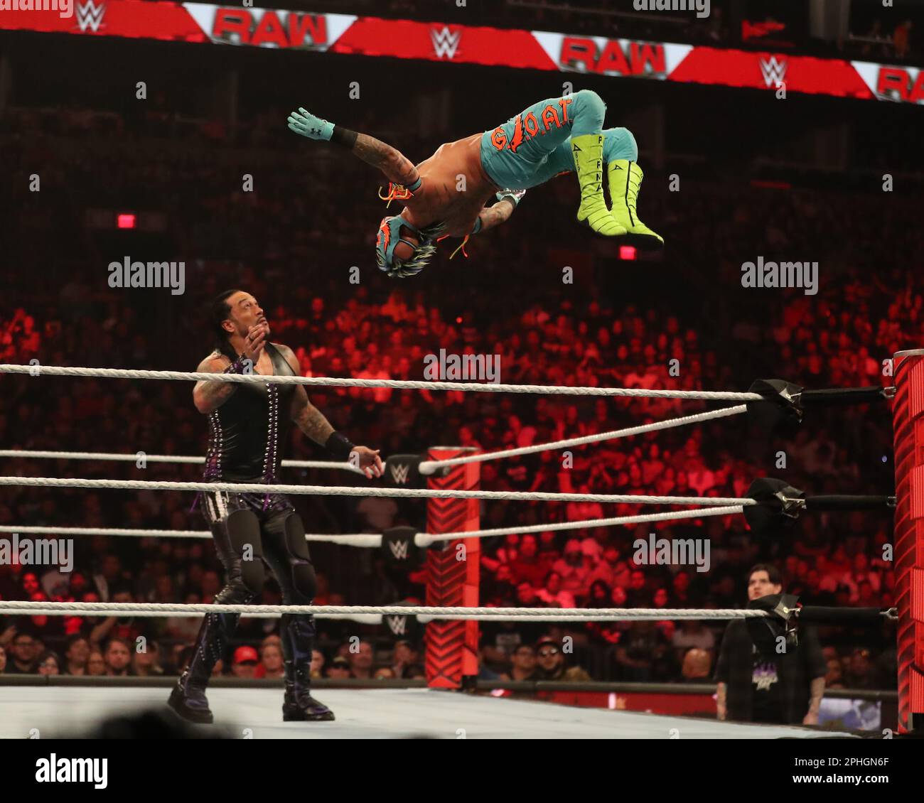PHOENIX, ARIZONA - MARCH 27: WWE WrestleMania RAW at the Footprint ...