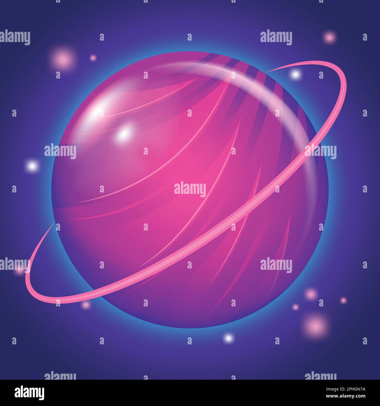 Isolated abstract plantet Cosmic star Vector Stock Vector Image & Art ...