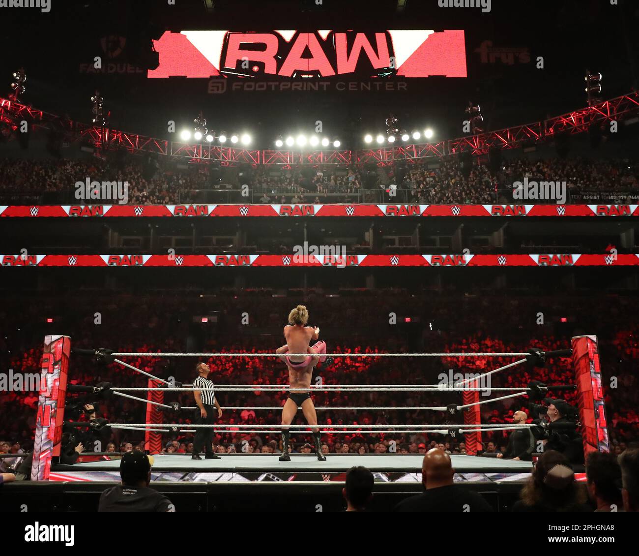 PHOENIX, ARIZONA - MARCH 27: WWE WrestleMania RAW at the Footprint ...