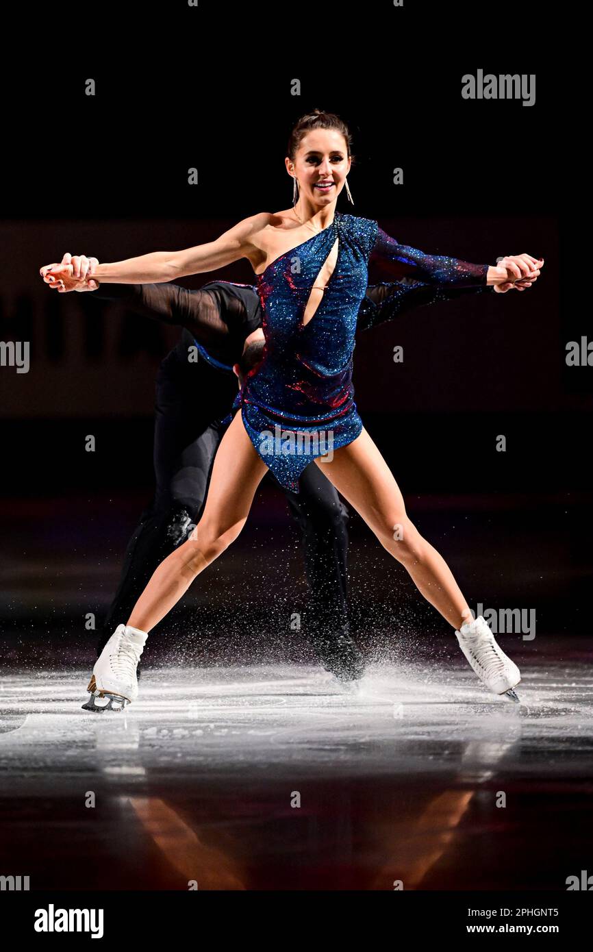 Lilah FEAR & Lewis GIBSON (GBR), during the Exhibition Gala, at the ISU ...