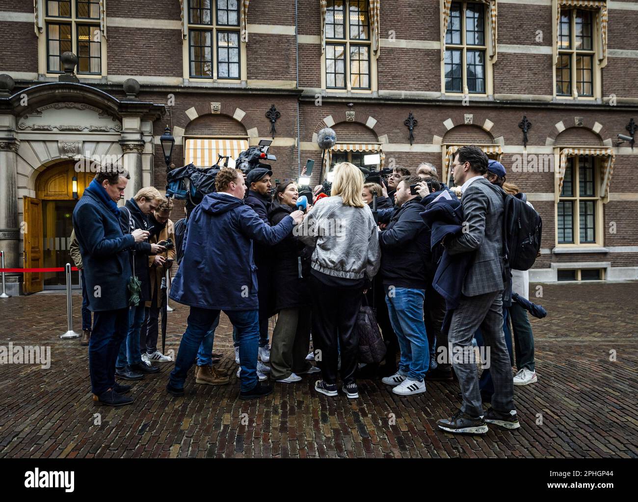 THE HAGUE - Sigrid Kaag (D66) arrives at the Ministry of General Affairs for a discussion about ...