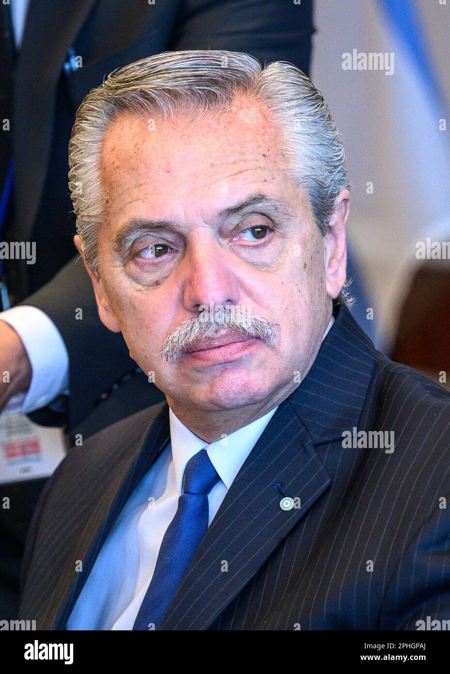 Argentine president alberto fernandez hi-res stock photography and ...