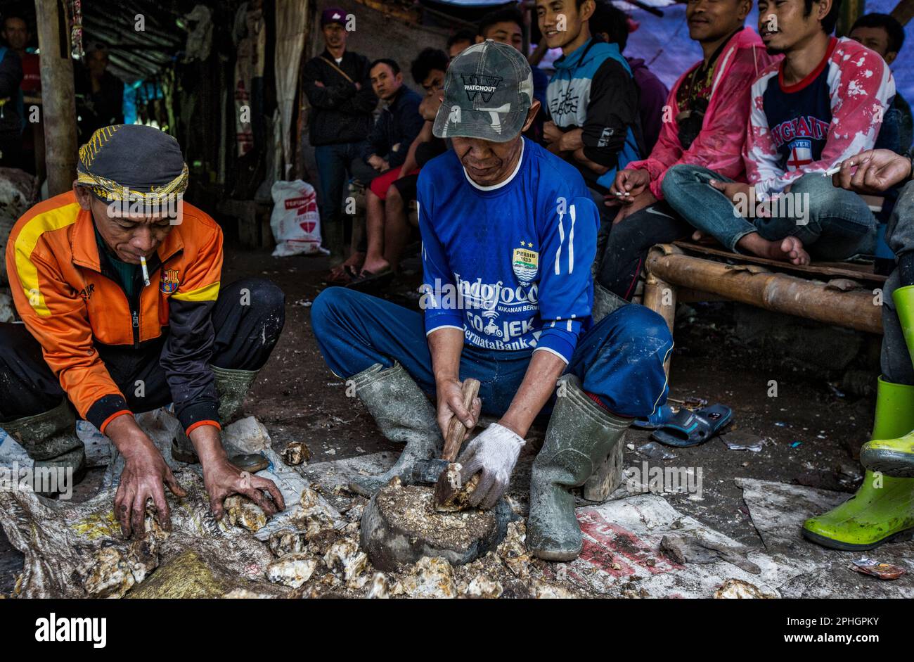 Mining in Indonesia, Java, Asia Stock Photo - Alamy