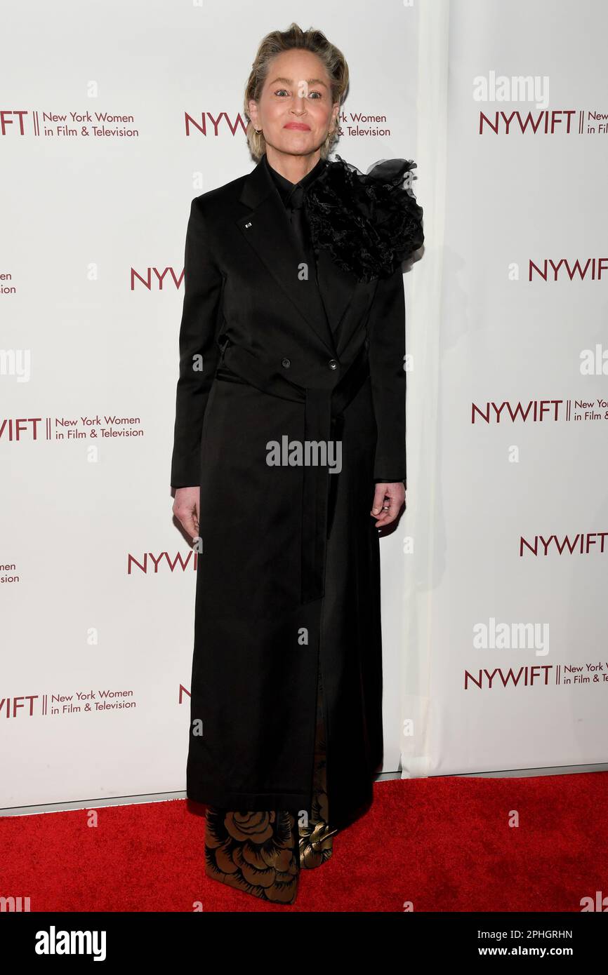 New York, USA. 28th Mar, 2023. Sharon Stone attends the New York Women ...