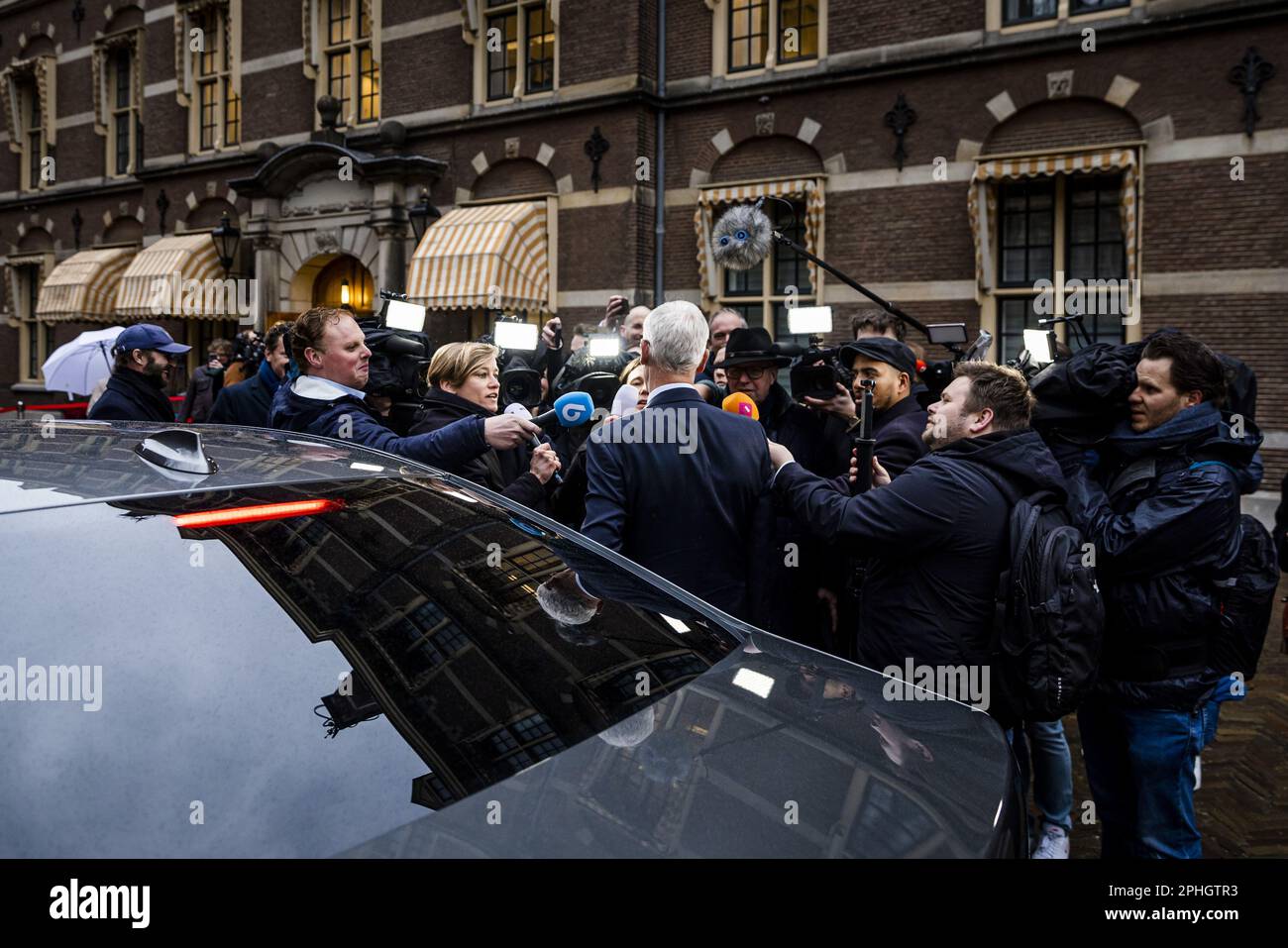 THE HAGUE - Marnix van Rij (CDA) arrives at the Ministry of General ...