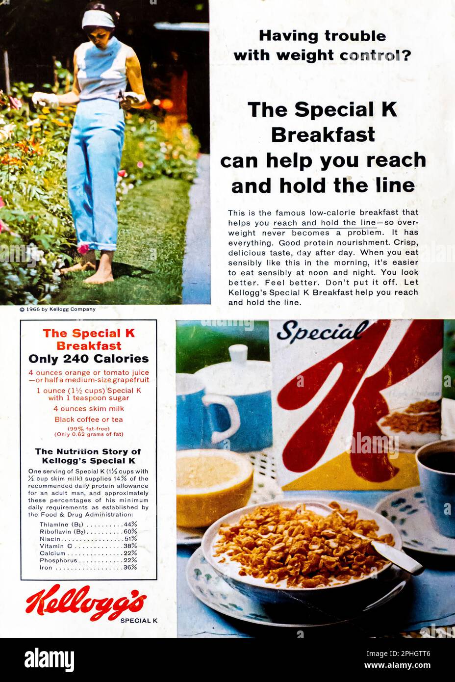 Kelloggs advert hi-res stock photography and images - Alamy