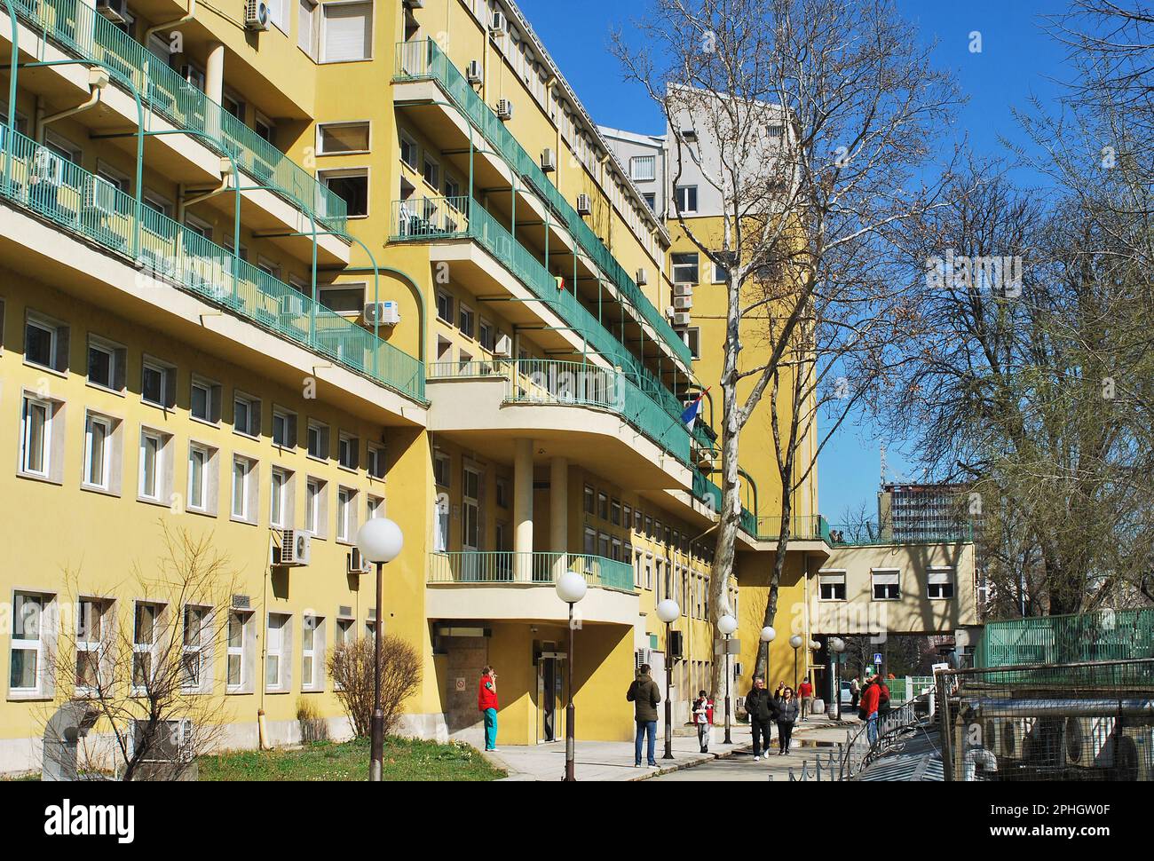 Hospital " Tirsova " in Belgrade city Stock Photo - Alamy