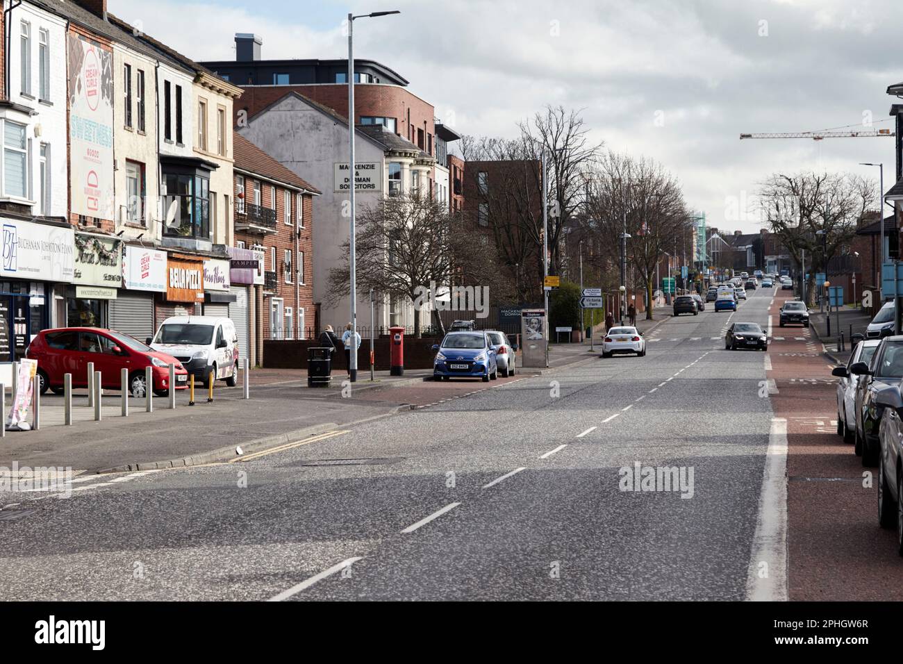Holywood road strandtown, east belfast, northern ireland, uk Stock ...