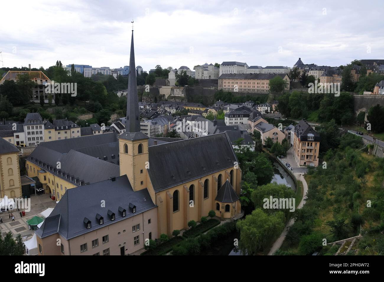 Church of Saint John in Grund, Neumünster Abbey, Abtei Neimënster, old ...