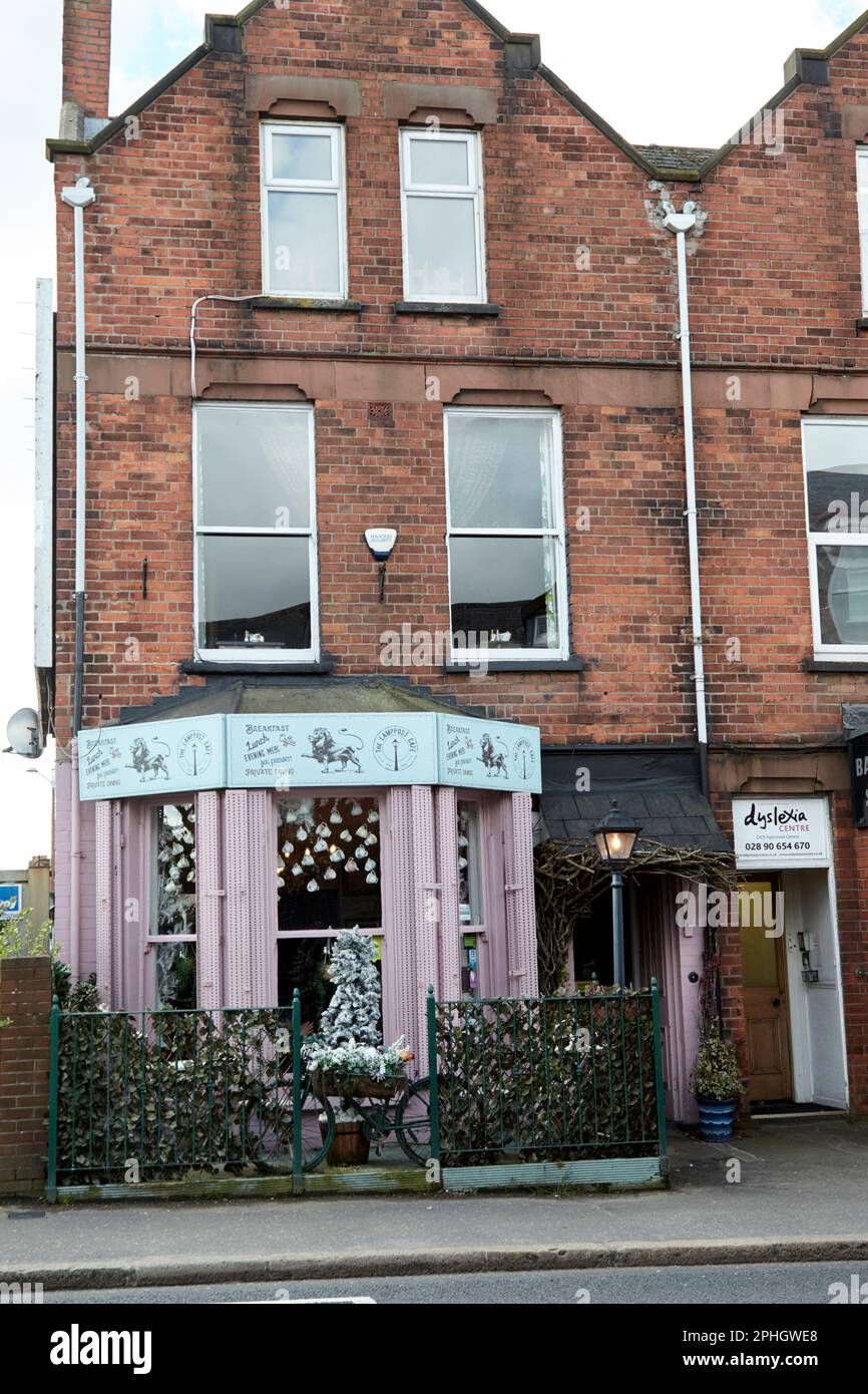 the lamppost cafe ballyhackamore, east belfast, northern ireland, uk Stock Photo - Alamy