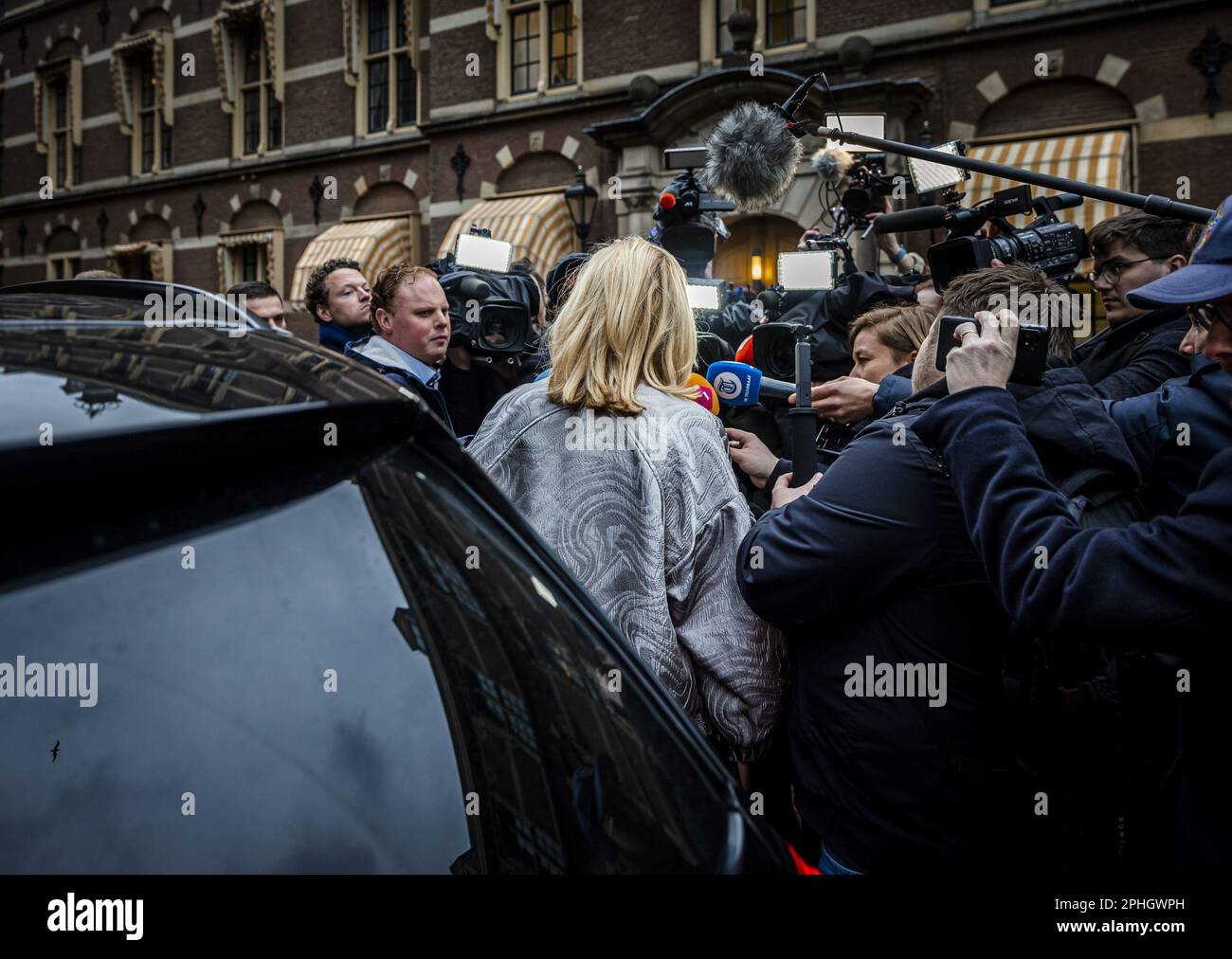 THE HAGUE - Sigrid Kaag (D66) arrives at the Ministry of General Affairs for a discussion about ...