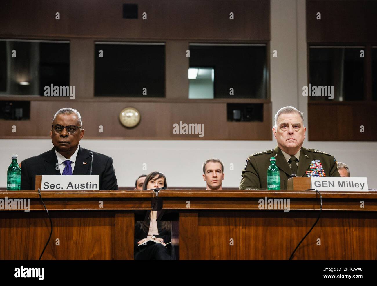 US Secretary of Defense Lloyd J. Austin III and Chairman of the Joint ...