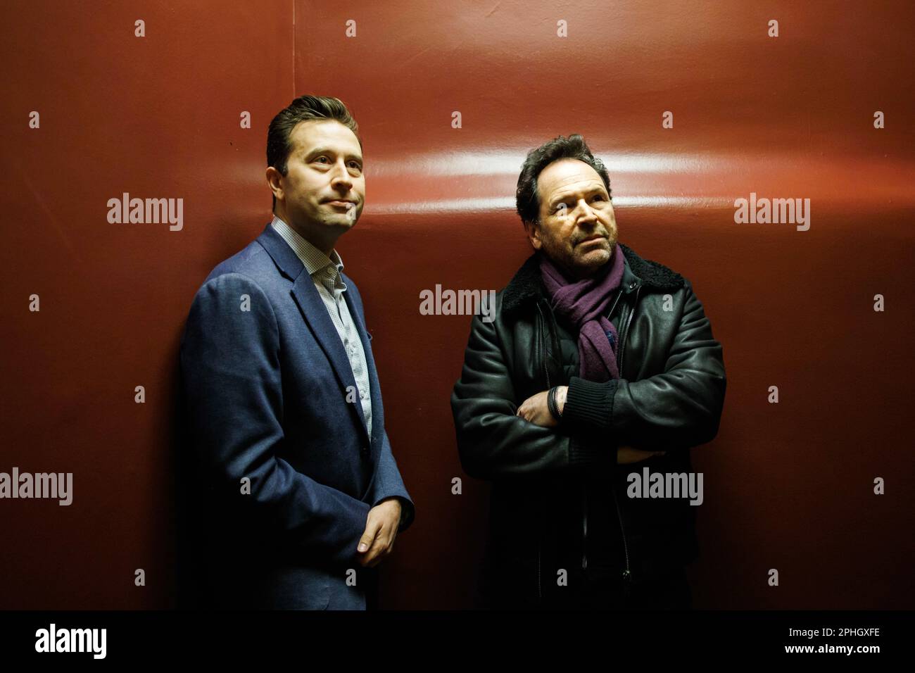 Toronto, Canada. 28th Mar, 2023. Producer Mark Selby, left, and ...