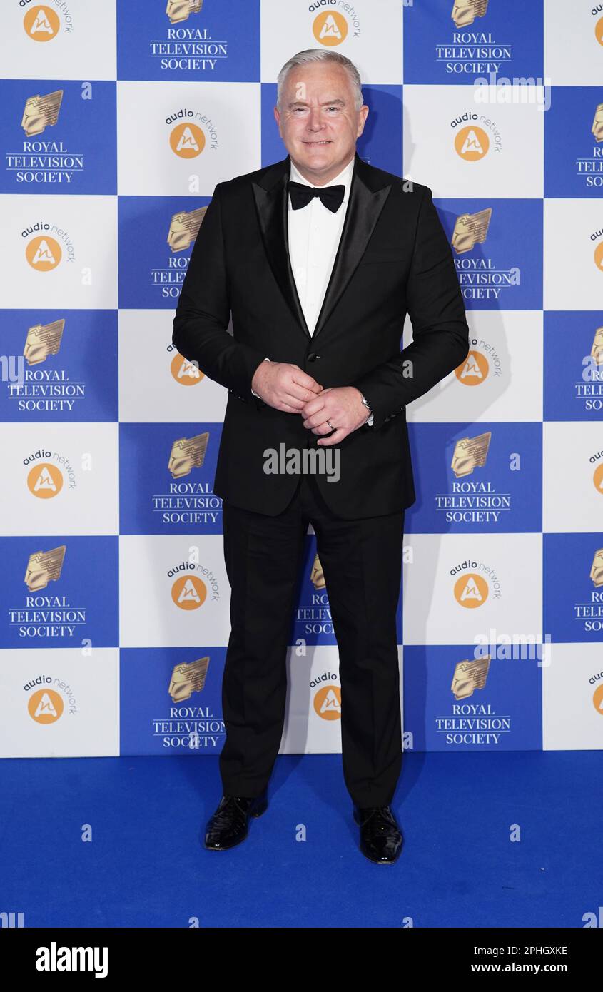 Huw Edwards arriving for the Royal Television Society Programme Awards ...