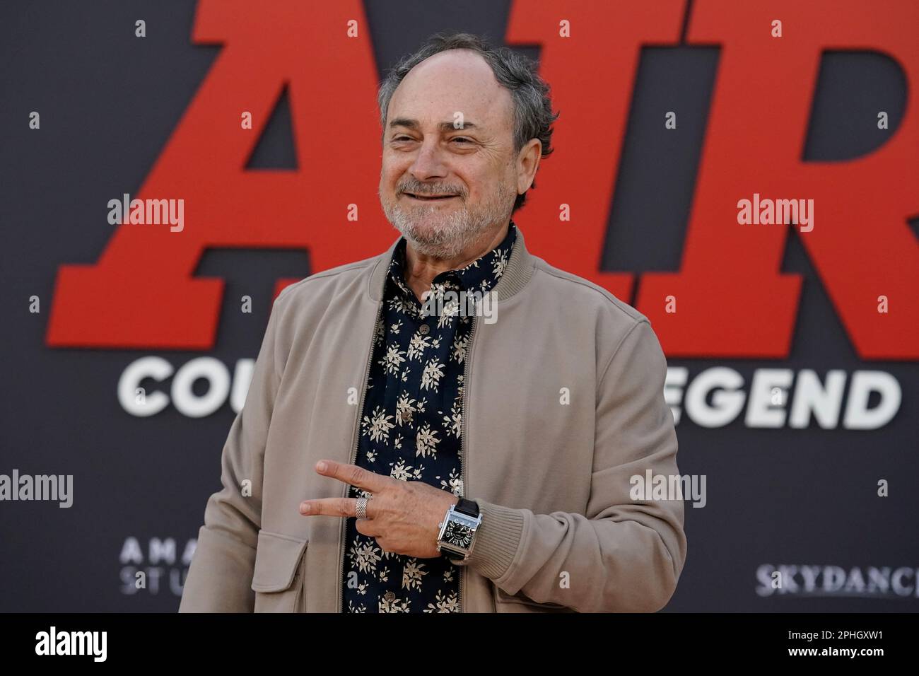 Kevin Pollak arrives at the world premiere of "Air" on Monday, March 27 ...