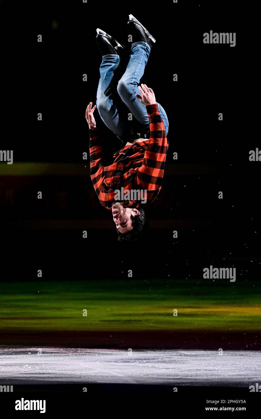 Keegan MESSING (CAN), during the Exhibition Gala, at the ISU World ...