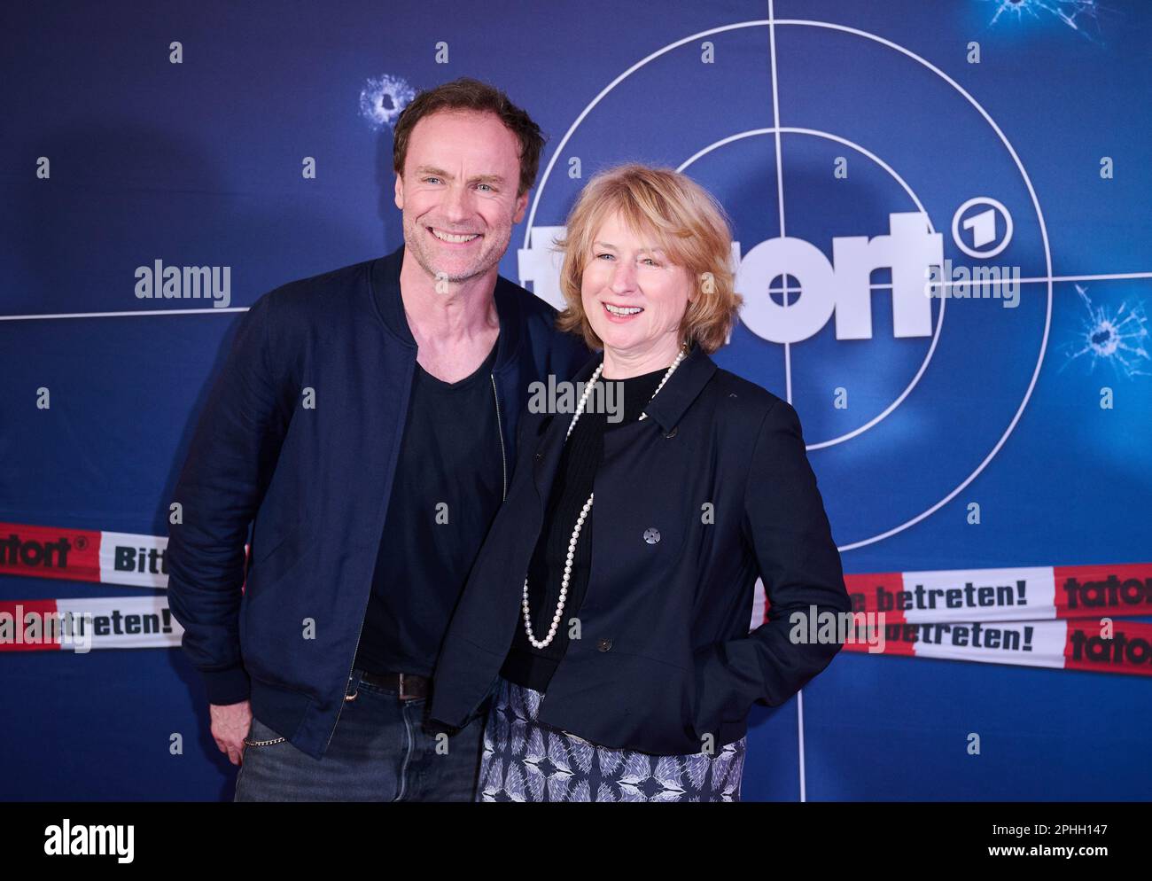 Berlin, Germany. 28th Mar, 2023. Investigator duo Corinna Harfouch and ...