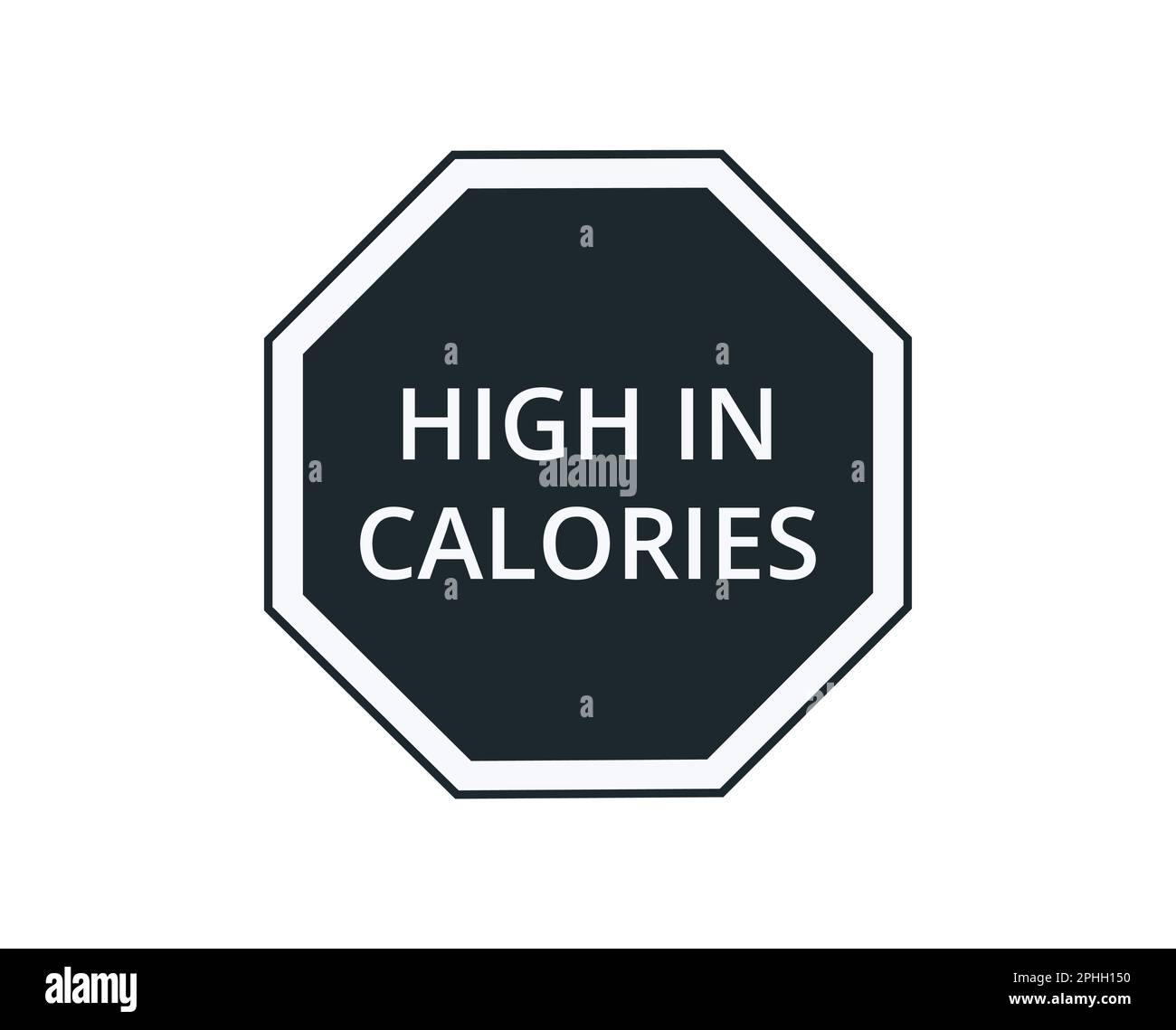 High in Calories Label for Food Products Vector Stock Vector Image ... High in Calories Label for Food Products Vector Stock Vector Image ...