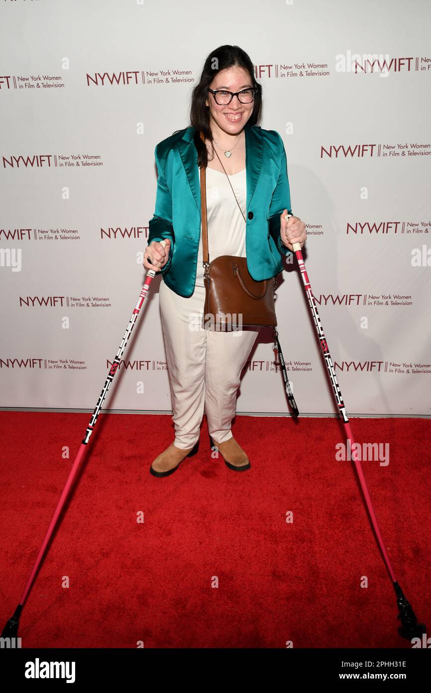 New York, USA. 28th Mar, 2023. Xian Horn attends the New York Women In ...