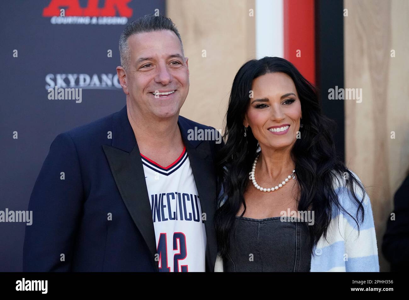 Marc D'Amelio and wife Heidi D'Amelio arrive at the world premiere of ...