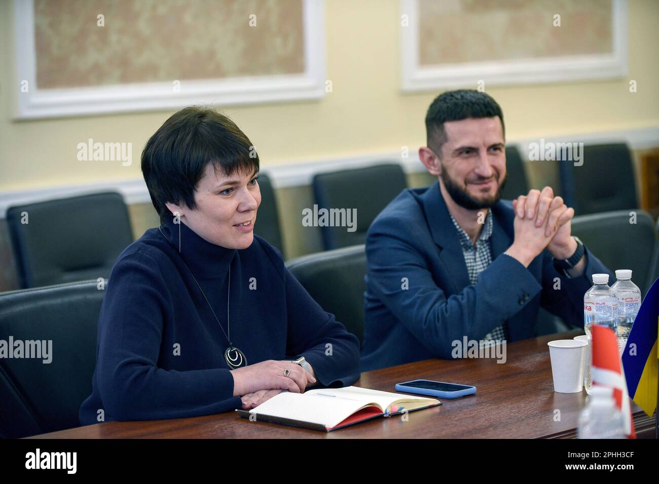 KYIV, UKRAINE - MARCH 28, 2023 - Deputy Minister of Culture and ...