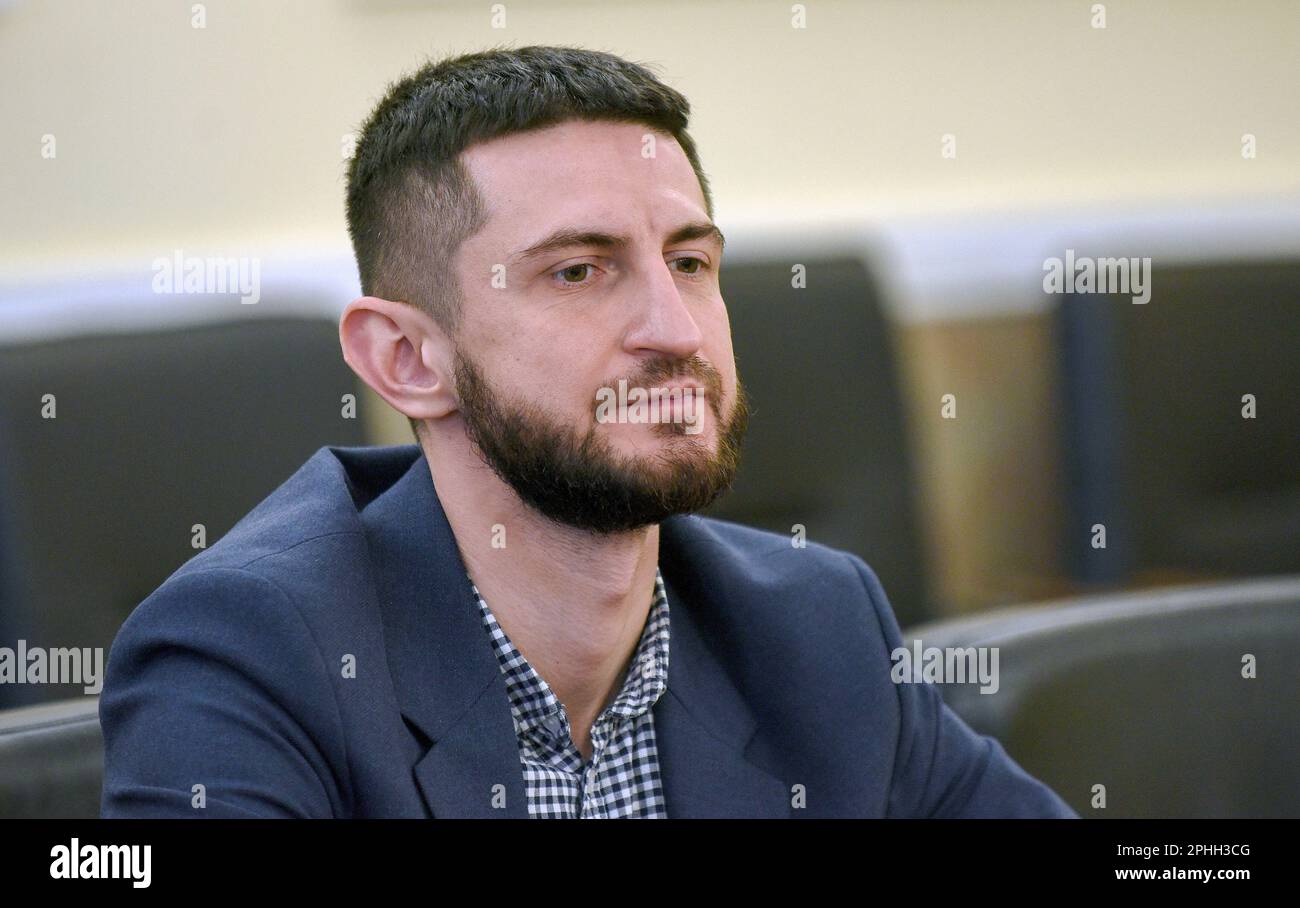 KYIV, UKRAINE - MARCH 28, 2023 - Deputy Director General of the ...