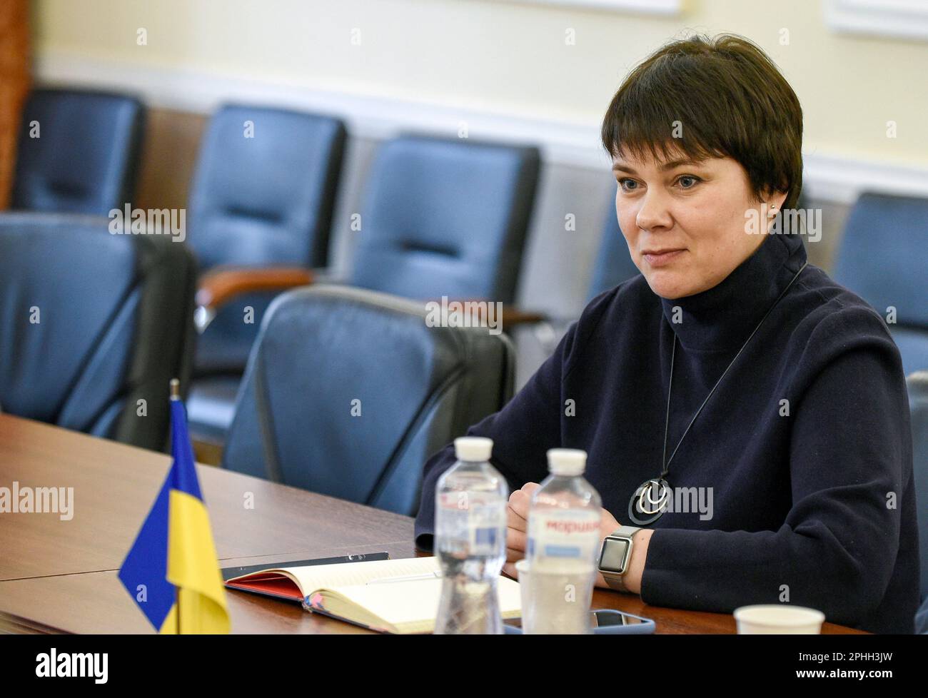 KYIV, UKRAINE - MARCH 28, 2023 - Deputy Minister of Culture and ...