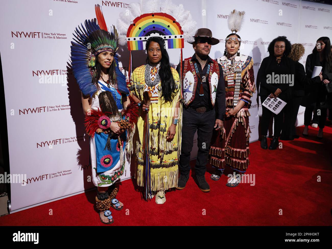 New York, United States. 28th Mar, 2023. The Red Hawk Native American ...