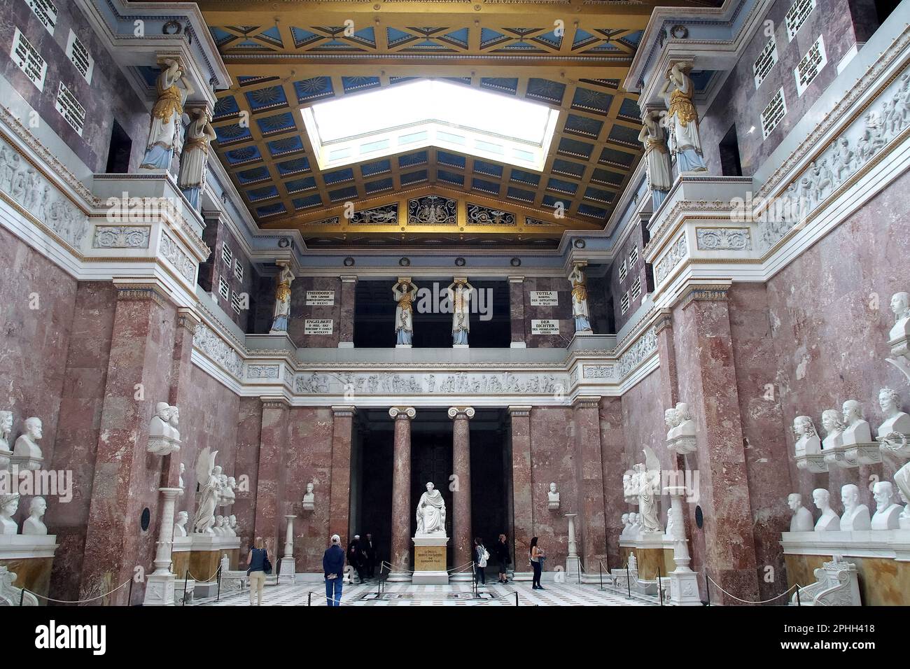main hall, Walhalla (memorial), hall of fame, that honours laudable and ...