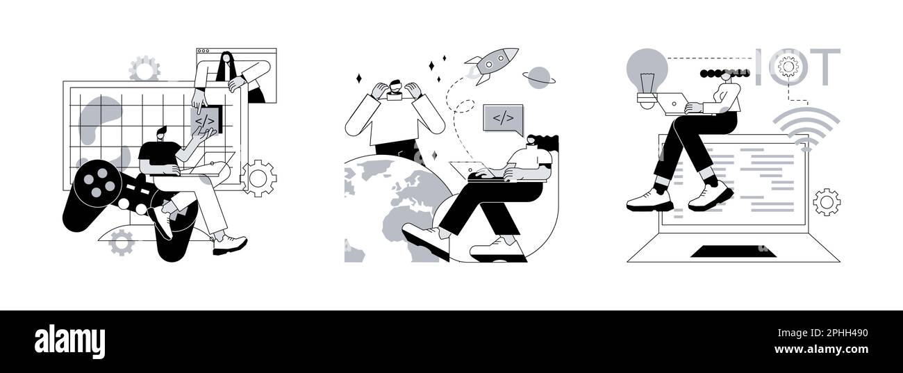 3d virtual world of games Stock Vector Images - Alamy