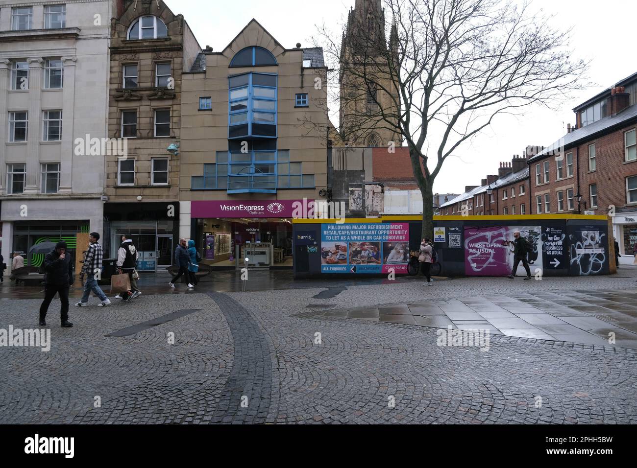 Sheffield City Centre Fargate Stock Photo - Alamy