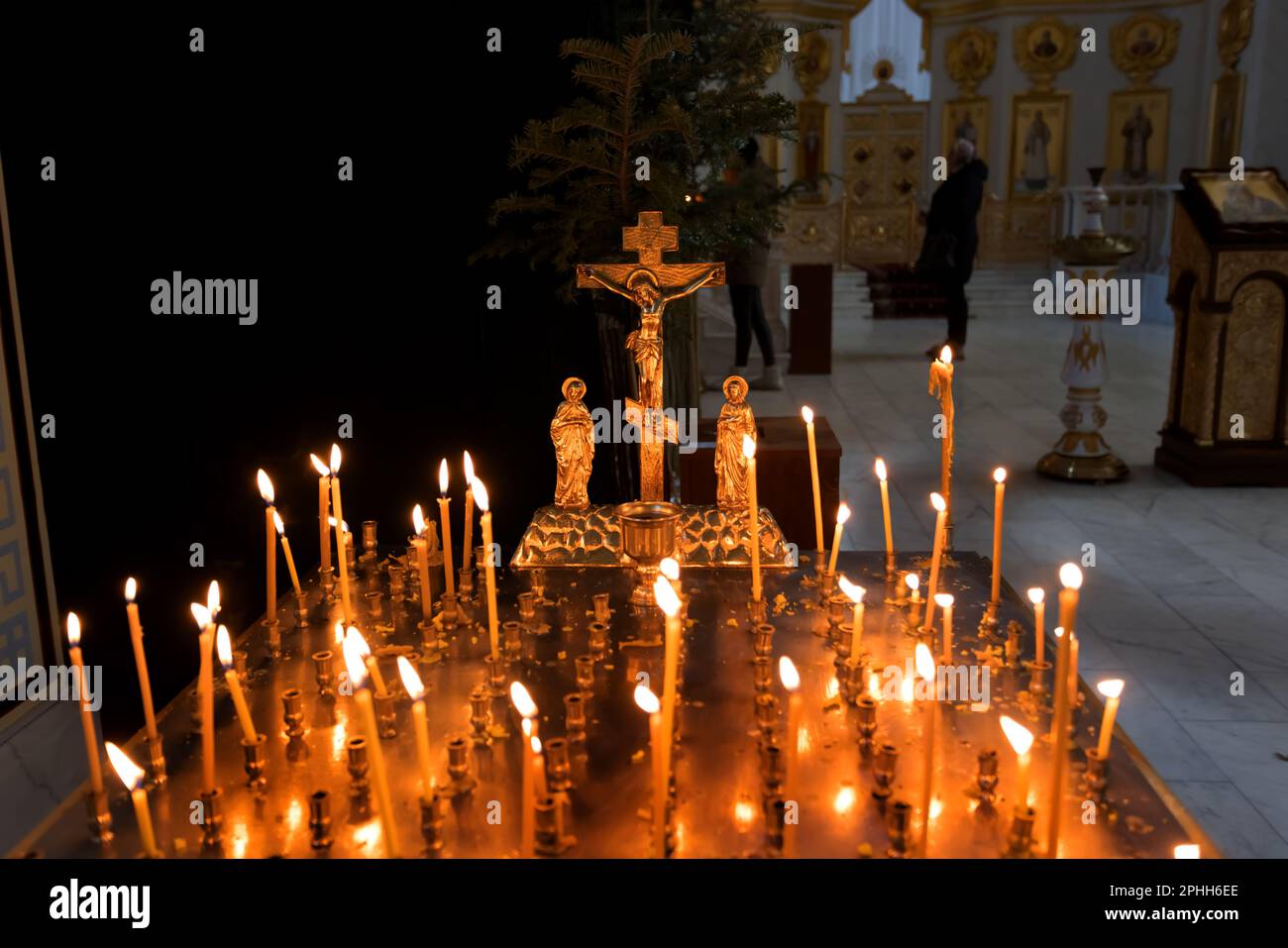 Panakhida, Easter, funeral liturgy in the Orthodox Church. Christians ...
