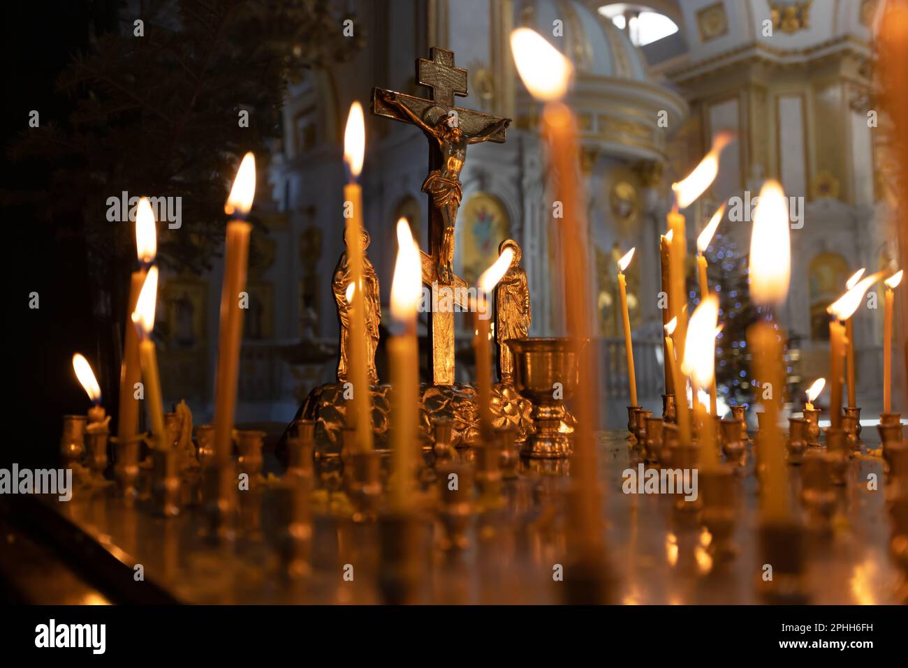Panakhida, Easter, funeral liturgy in the Orthodox Church. Christians ...