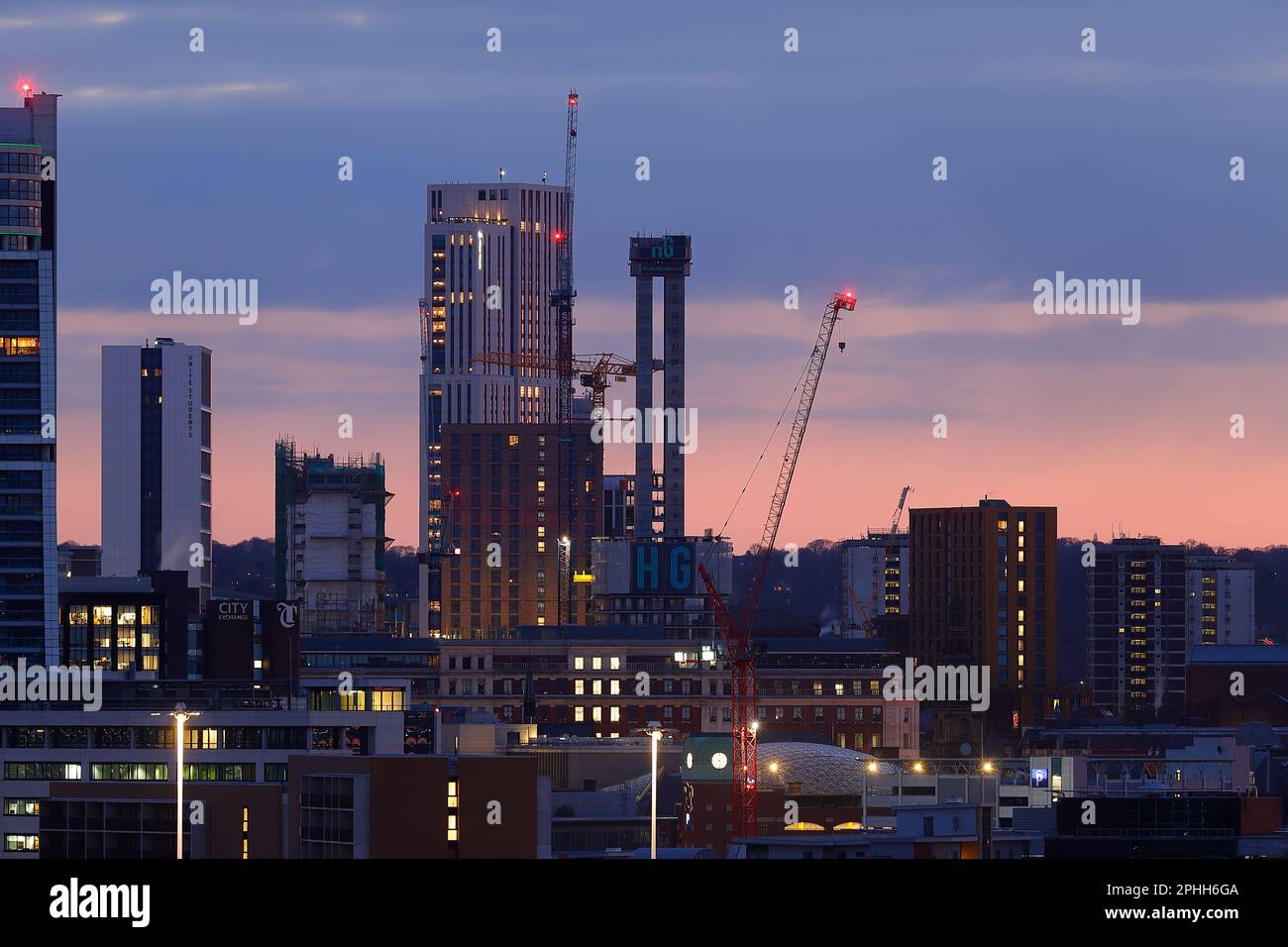 Tall buildings in Leeds. A new 33 strorey high student apartment block is currently under ...